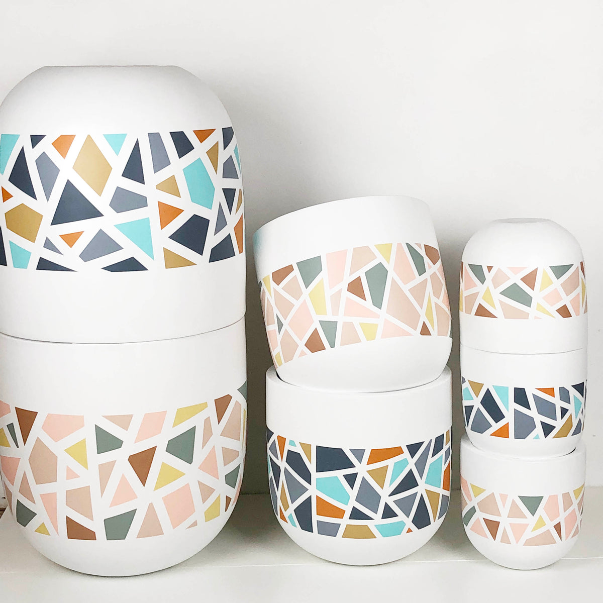 THE TERRAZZO POT - Modern Lightweight Hand Painted Planter – Common ...